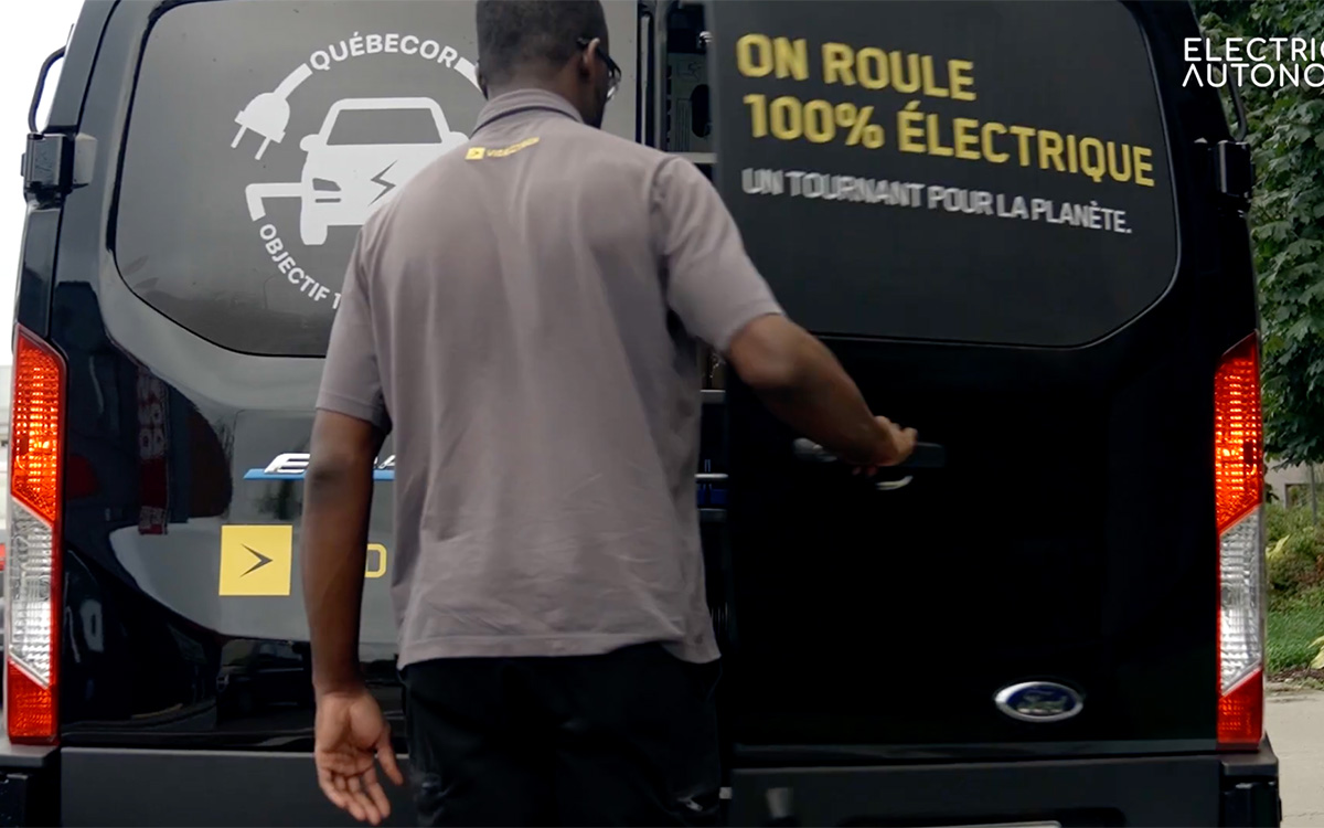 Electric vans power Videotron's technicians - EV Fleets Pro Academy